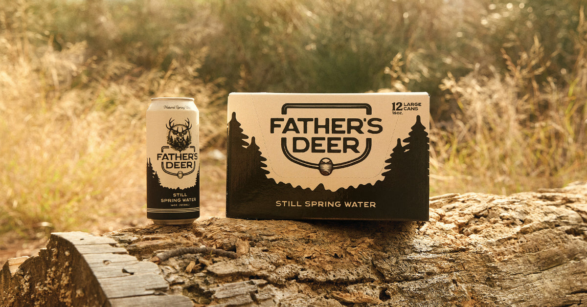 Father’s Deer | Canned Natural Spring Water – Father's Deer